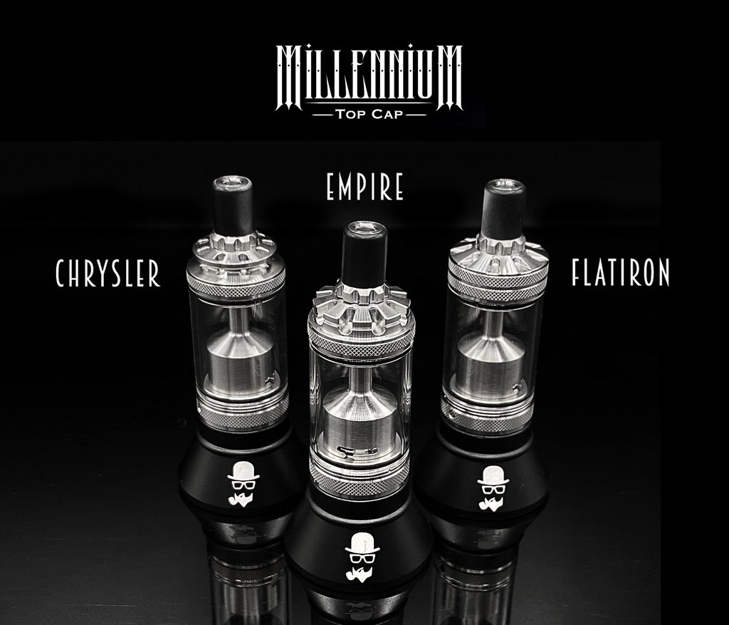 Top Cap Empire per Millennium RTA - The Vaping Gentlemen Club - Atelier ...