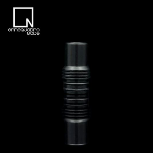 Kuma RTA Drip Tip Black Delrin - Ennequadro Mods - Atelier del Vapore