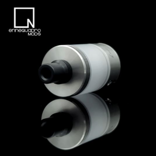 Kuma RTA Drip Tip Black Delrin - Ennequadro Mods - Atelier del Vapore