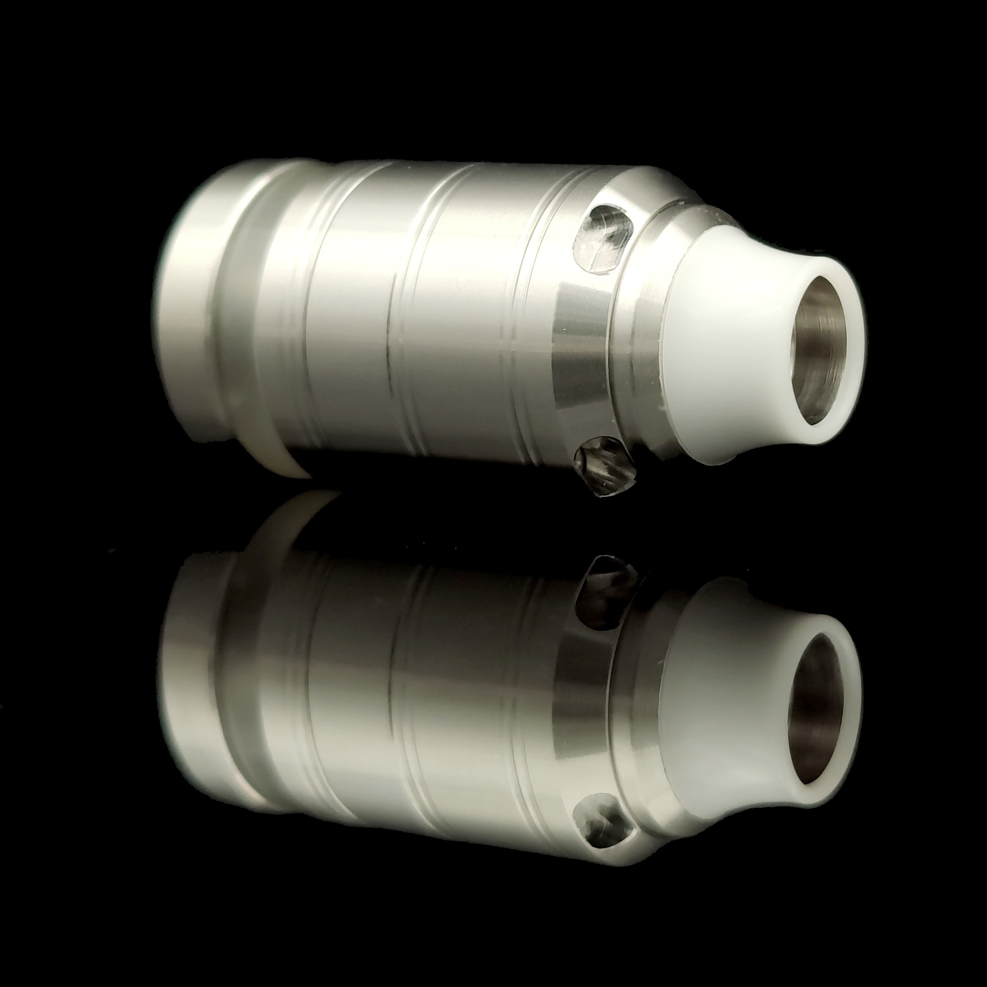 Cabeo Giro DL Drip Tip White POM - Steampipes - Atelier del Vapore