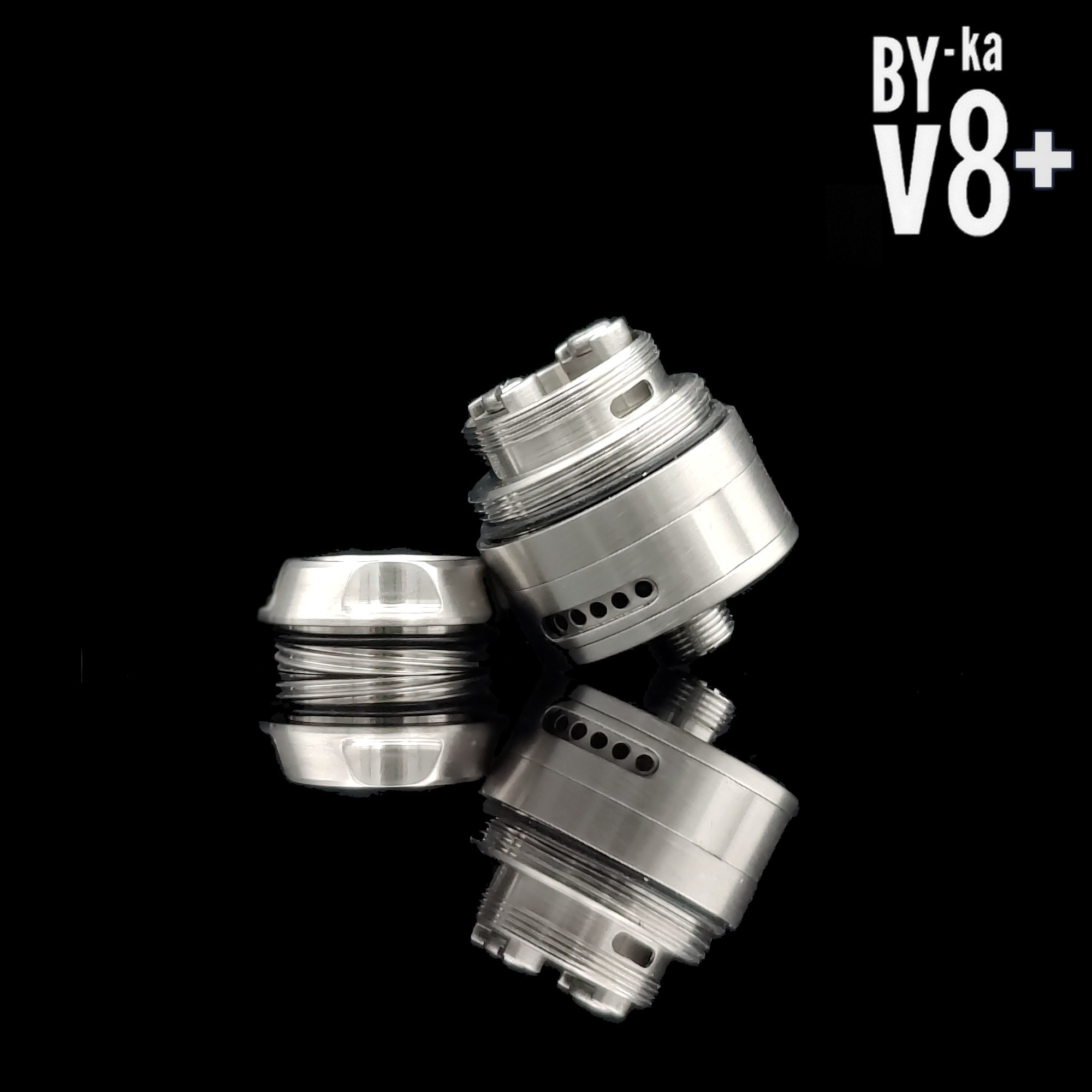 BY-KA V.8+ Base e Top Cap - Vape Systems - Atelier del Vapore