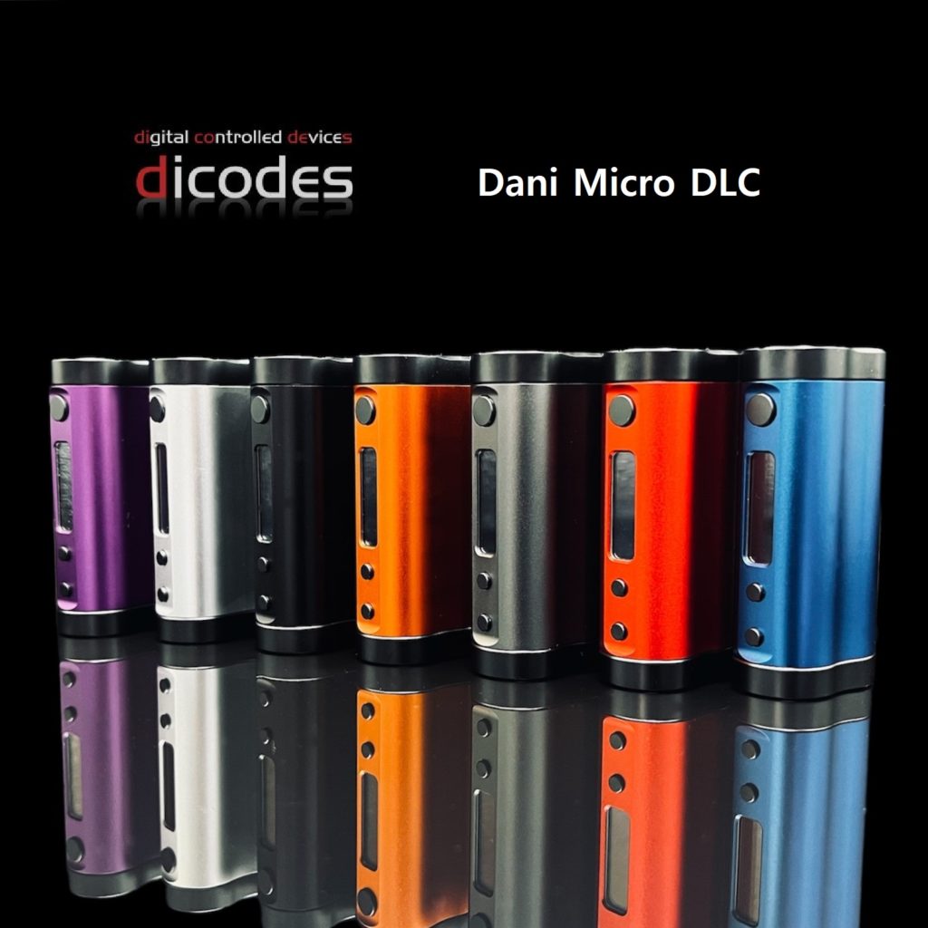 Dani Box Micro 18650 DLC Deep Black/Red - Dicodes - Atelier del Vapore
