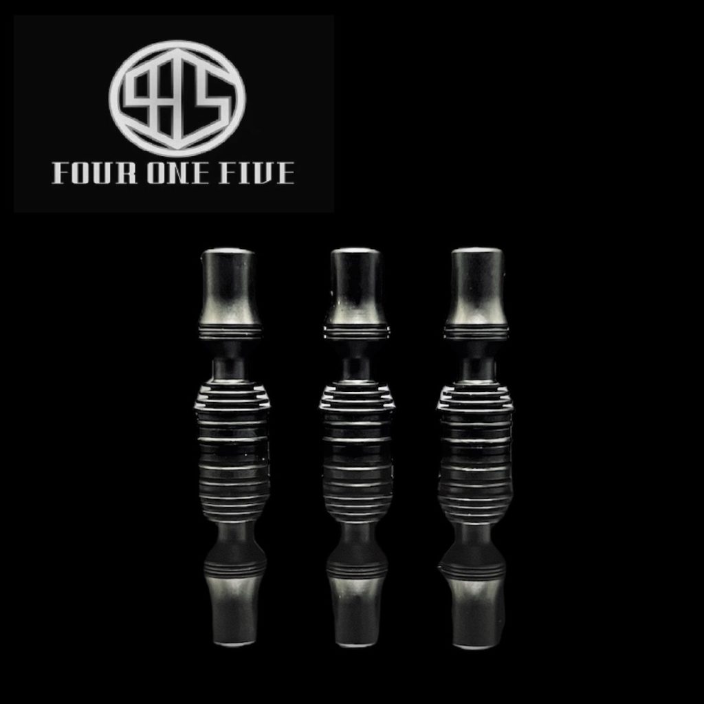 Tombo Giri Baby Drip Tip Black PEI - 415 - Atelier del Vapore