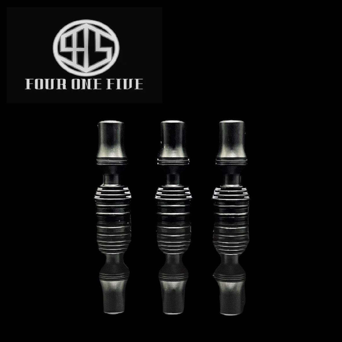 Tombo Giri Baby Drip Tip Black PEI - 415 - Atelier del Vapore