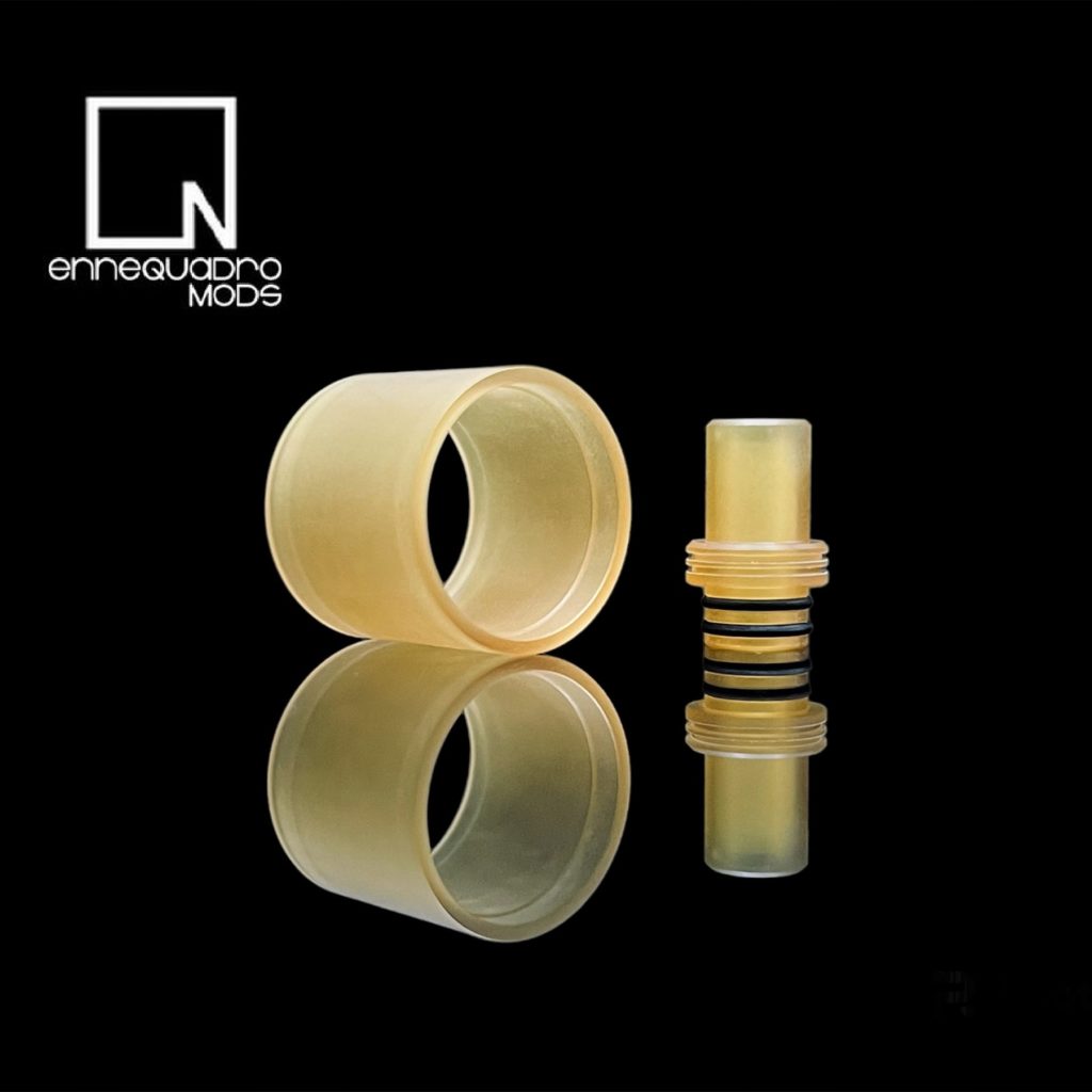Kuma/Moka RTA Ultem Kit - Ennequadro Mods - Atelier del Vapore
