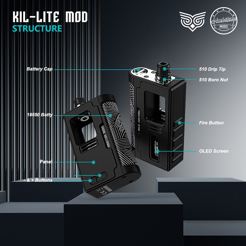 Kil Lite 60 Boro Box Mod - Ambition Mods x Kilic Customs - Atelier del ...