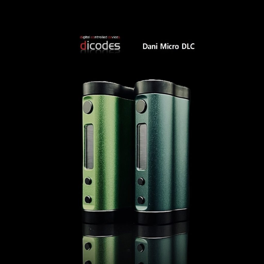 Dani Box Micro 18650 DLC Deep Black/Light Green - Dicodes - Atelier del ...