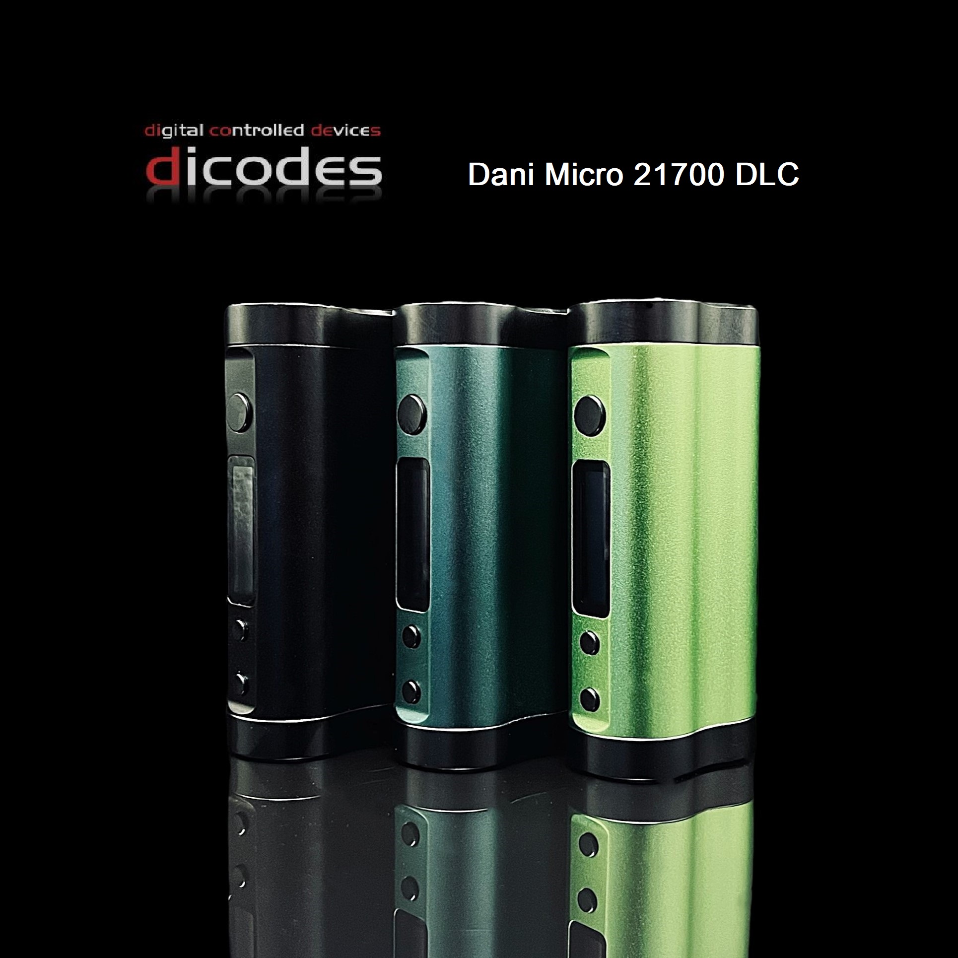 Dani Box Micro 21700 80w DLC Deep Black/Black - Dicodes - Atelier del ...