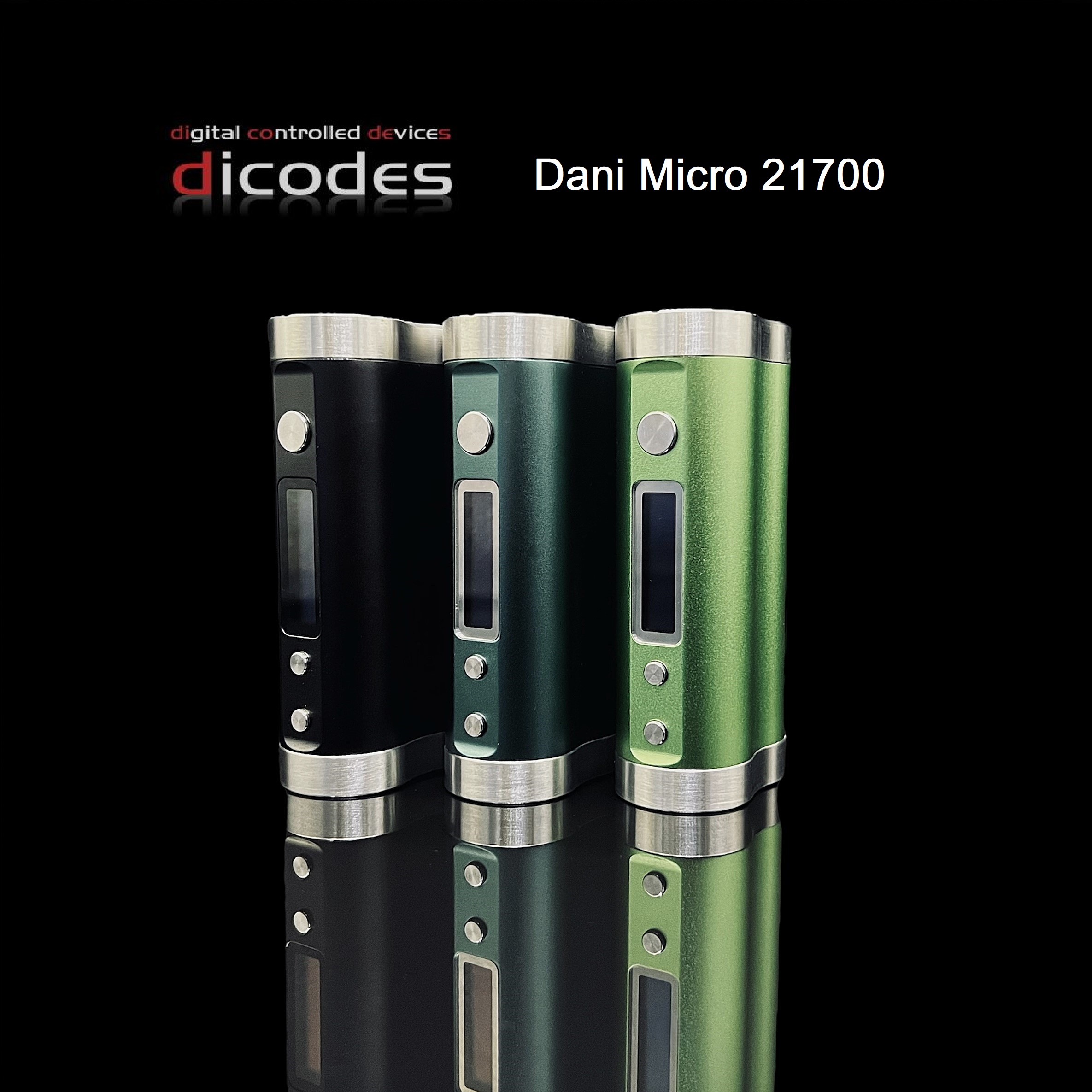Dani Box Micro 21700 80w Black - Dicodes - Atelier del Vapore