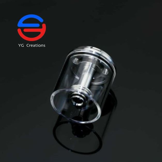 Asylum RTA V2 Long Glass Tank - YG Creations - Atelier del Vapore