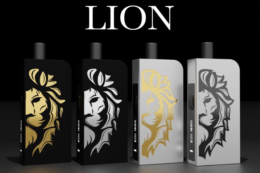 Lion Pod Mod Black/Silver - Hellvape x La Tabaccheria - Atelier del Vapore
