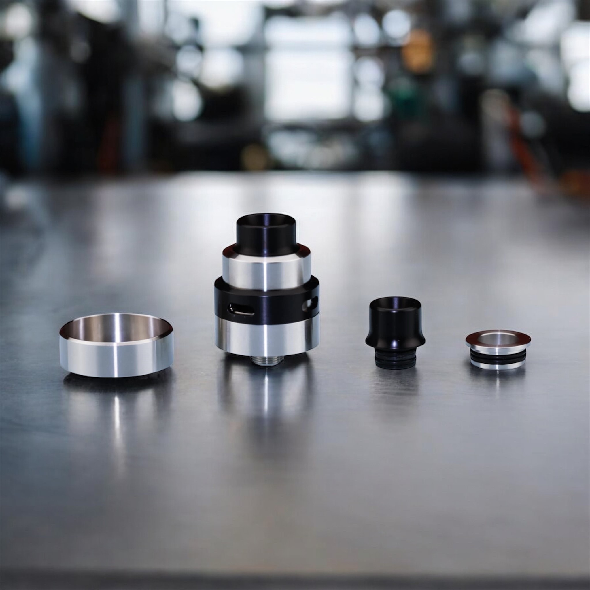 Decree RDA AFC POM Black - LP Mods - Atelier del Vapore